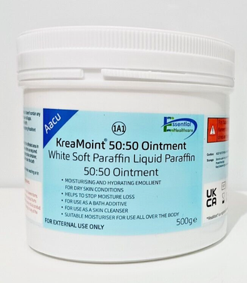 Liquid Paraffin 50% & White Soft Paraffin 50% Ointment 500g – UK Meds ...