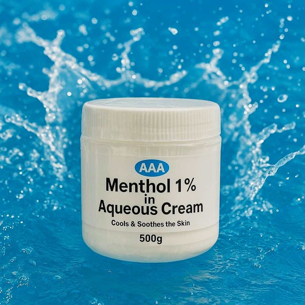 Aquasoothe 1% Menthol Aqueous Emollient Cream 500g – UK Meds Online