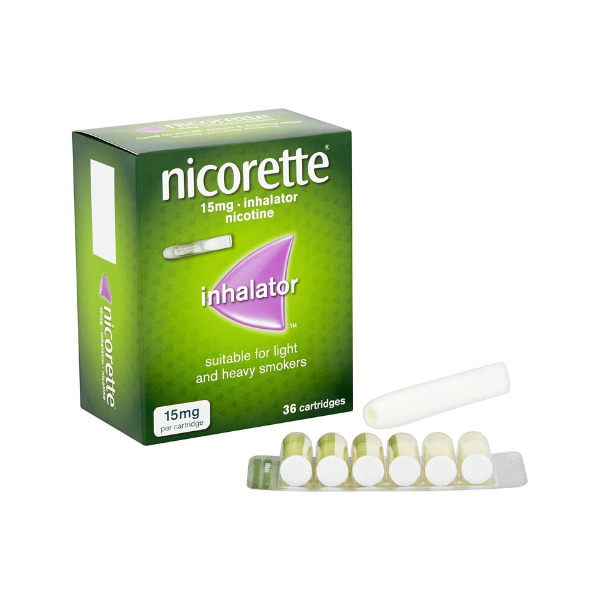 Nicorette Inhalator 15mg - 36 Cartridges | Stop Smoking Aid – UK Meds ...