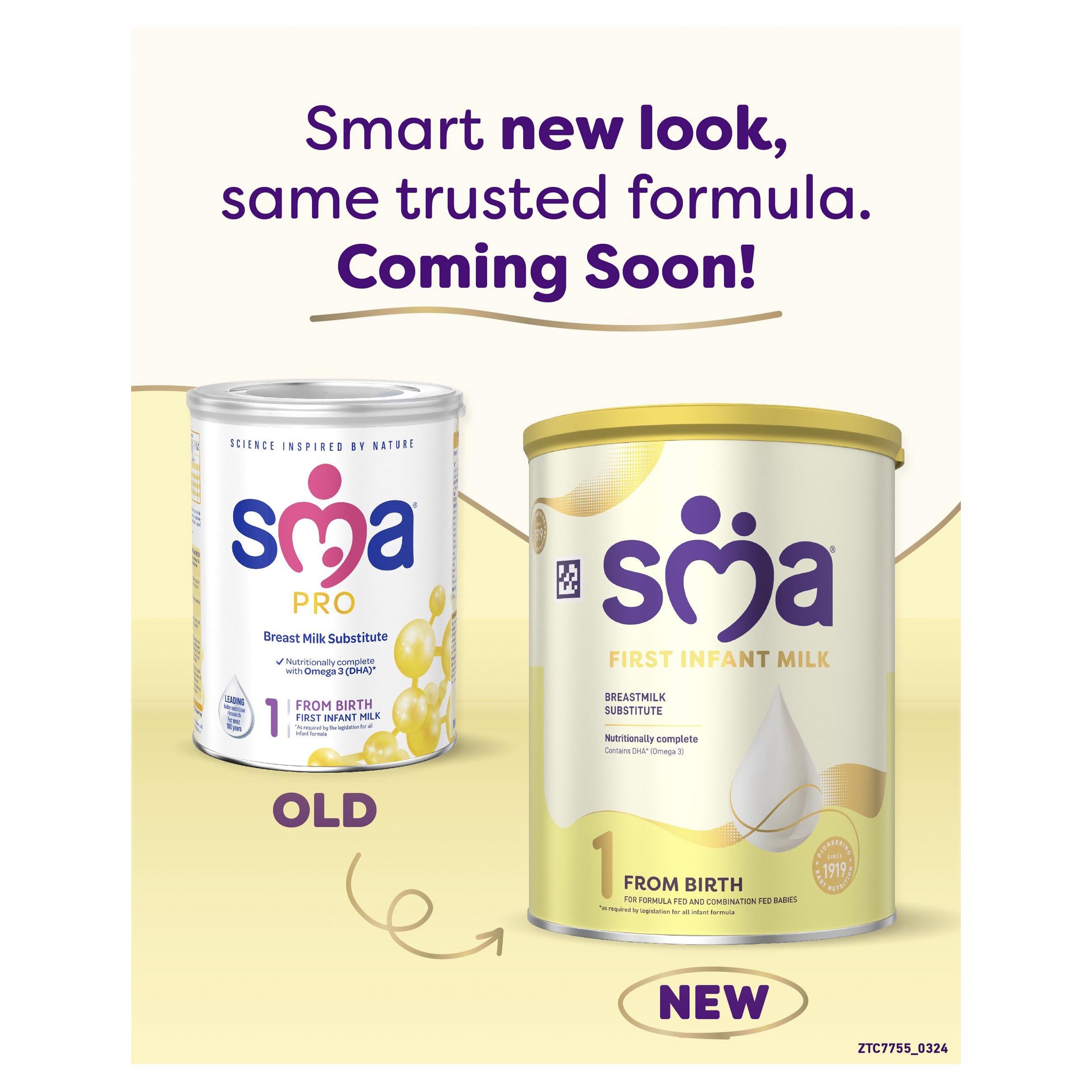 SMA Pro 1 First Infant Milk (From Birth) 800g – UK Meds Online