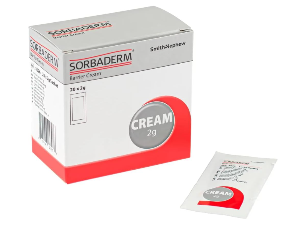 Sorbaderm Barrier Cream 2g Sachets (Pack of 20) – Skin Protection Barr ...