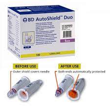 BD Autoshield Duo Safety Pen Needles 5mm 30G x 100 – Safe & Easy – UK ...