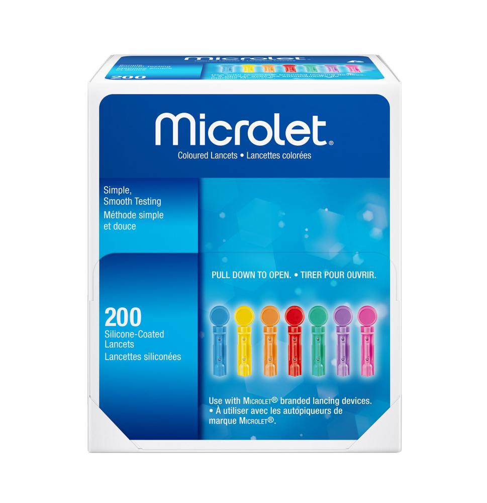 Microlet Coloured Lancets – UK Meds Online